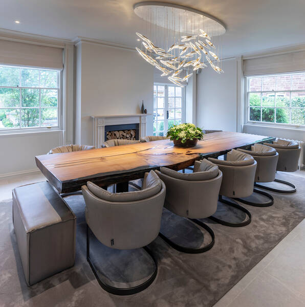 The Manor House - Entrance & Dining | Janey Butler Studio